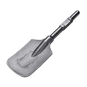 Yescom Clay Spade Chisel Bit Steel for 1-1/8" Hex Shank Electric Demolition Jack Hammer Scoop Shovel Attachment