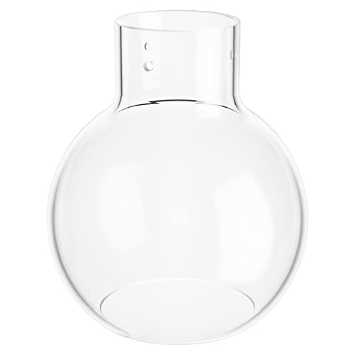 Tipace Clear Glass Globe Lamp Shades Replacement Lampshade for Light Fixture