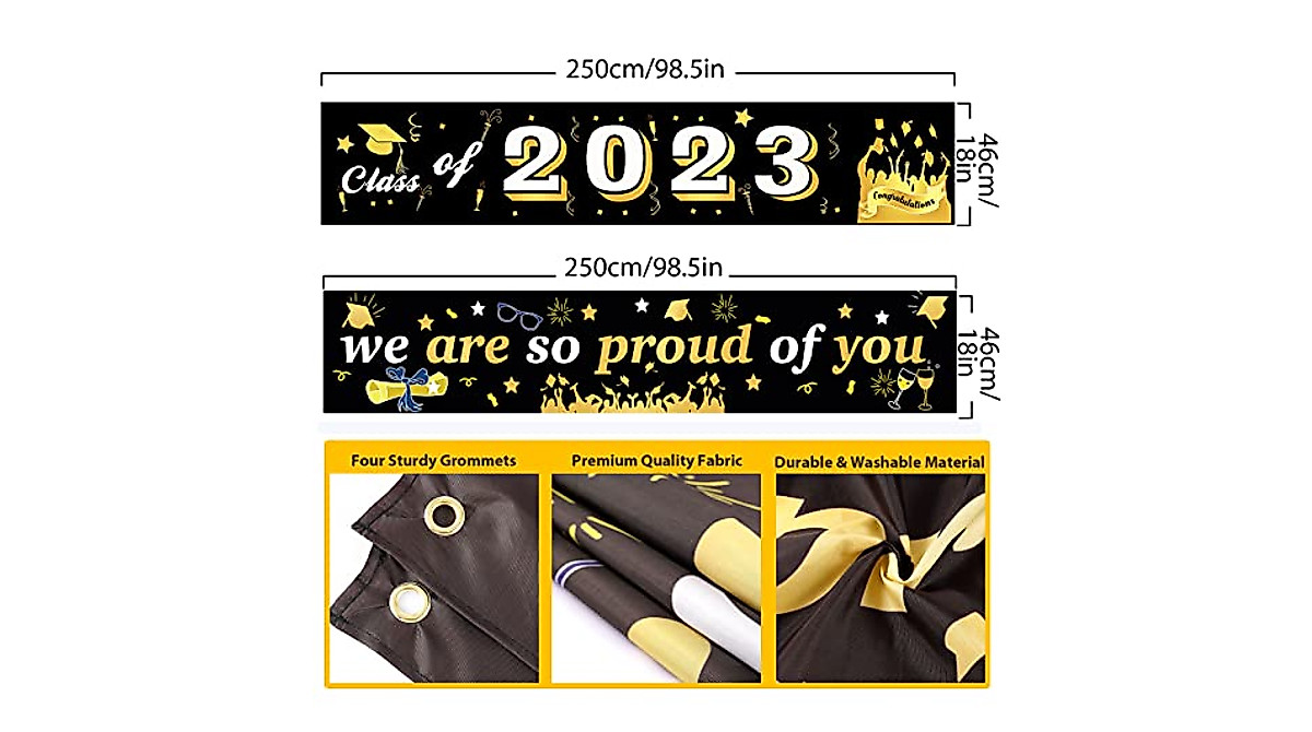 Class of 2023 Graduation Banners - Celebrate in Style