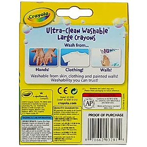 Crayola Large Washable Crayons 16 Pack - 2 Packs