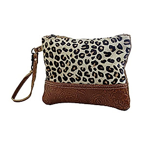Myra Bag Wow Factor Pouch Upcycled Cowhide & Leather S-2917