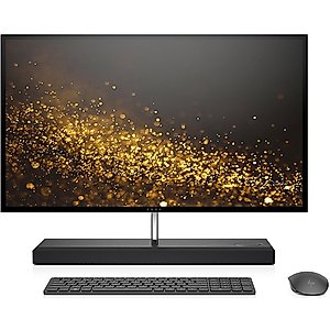 HP ENVY 27-inch All-in-One Computer, Intel Core i7-7700T, NVIDIA GeForce GTX 950M, 16GB RAM, 1TB hard drive, 256GB SSD, Windows 10 (27-b120, Ash Silver)
