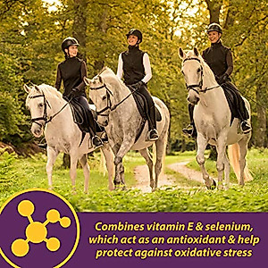 Horse Health Vita E & Selenium Crumbles Horse Vitamin Supplement, Supports optimal muscle health & antioxidant support, 3 lbs., 96 day supply
