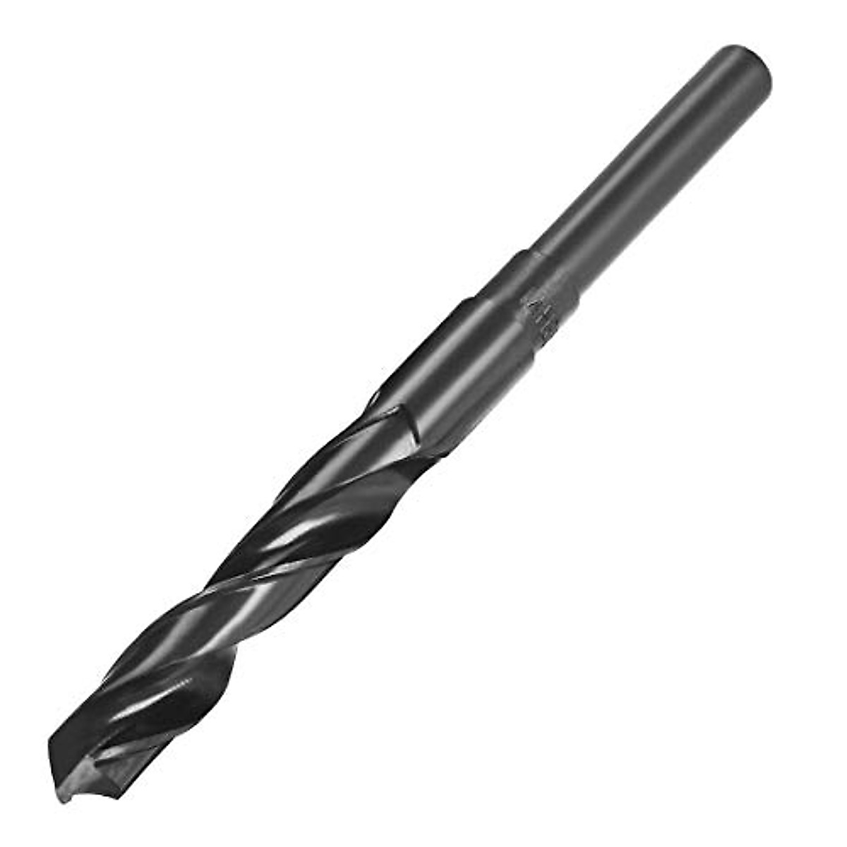 uxcell Reduced Shank Drill Bit 14mm High Speed Steel HSS 9341 Black Oxide with 1/2 Inch Straight Shank