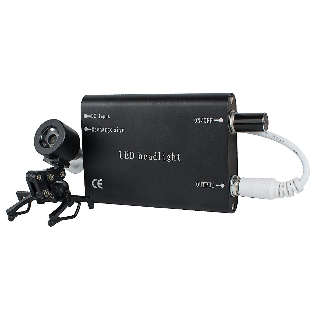 CARESHINE Black LED Head Light Lamp for Dental Surgical Medical Binocular Loupe USA Shipping 2-5 Days Delivery