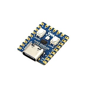 Coolwell RP2040-Zero Based On Raspberry Pi Microcontroller RP2040, Low-Cost, High-Performance Pico-Like MCU Board, USB-C Connector with Pre-soldered Header