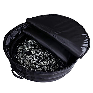 MVP Disc Sports Black Hole Lite Disc Golf Basket with Transit Bag