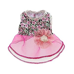 Clothes for Dogs Chihuahua Pet Dresses Spring and Summer Pet Cothes Spring and Summer Cute Pet Supplies Dog Clothes for Medium Dogs