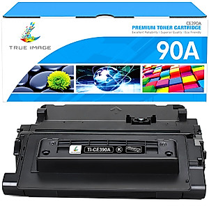 TRUE IMAGE Compatible Toner Cartridge Replacement for HP 90A CE390A 90X CE390X Enterprise 600 M602 M601 M4555 M602dn M602n M602x M603dn M603n M4555f M4555h Printer (Black, 1-Pack)