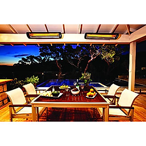 Bromic Tungsten Electric, Outdoor Patio Heater, Infrared, 208V, Black, 6000W, BH0420035