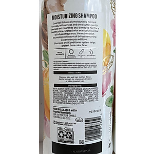 Essential Botanical Shampoo and Conditioner Set | 2 Pack | SULFATE-Free | Family size 2x38.2oz | Apricot and Shea Butter Infused