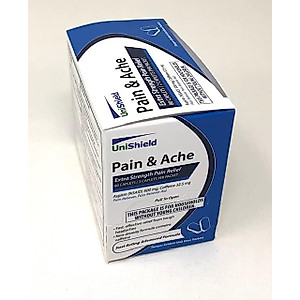 UniShield Restaurant Metal First Aid Cabinet, Wall Mountable (Class B with Tablets - 4SBB, Refills | Without Cabinet)