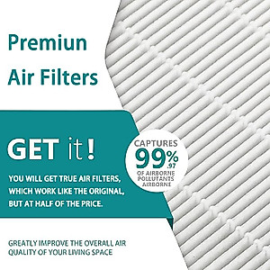 HPA300 Filter Replacement Compatible for Honey-well HPA200,HPA100 Series Filter,3 Pakcs R Filters Replacement by MIFLUS