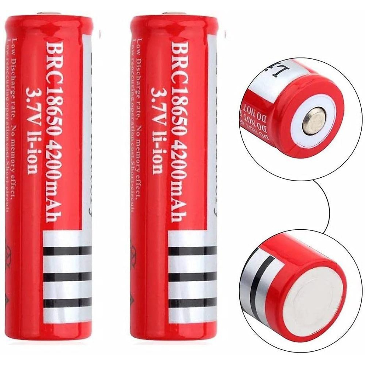 KOBJC Batteries Battery Rechargeable 3.7V Hq Ni-Mh Battery 4200 Mah Cell for Gas Cooker Oven Burner Led Torch and Clock- 4 Pcs Battery