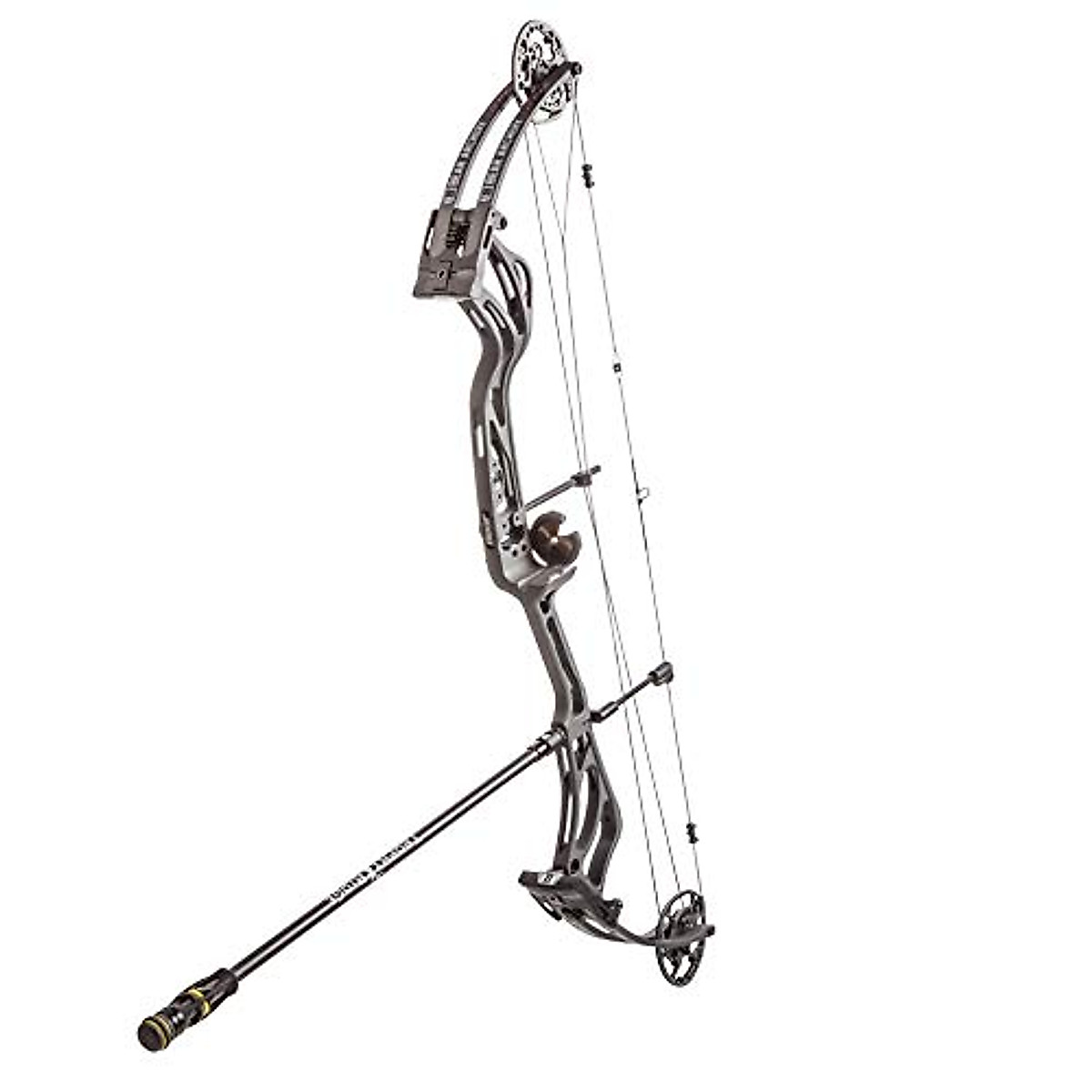 Bear Archery Trophy Ridge Hitman Target Archery Bow Stabilizer with Quick Disconnect and Removable Weights, Black, 24 inch