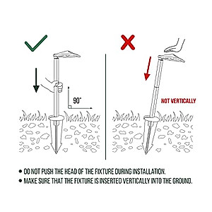 GKOLED 6 Pack Low Voltage LED Landscape Pathway Light, Outdoor Garden Yard Walkway Sidewalk Driveway Lighting, Waterproof Path Lights with Large Stake, 3W 3000K, Die-cast Aluminum Housing, Black