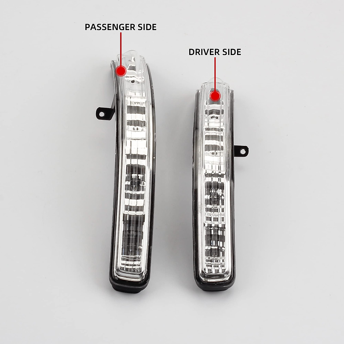 Dasbecan Right Mirror Turn Signal Light Lamp Compatible with Ford Explorer 2011-2019 Passenager Side Led Indicator Lights Replaces# BB5Z-13B374-A BB5Z13B374A