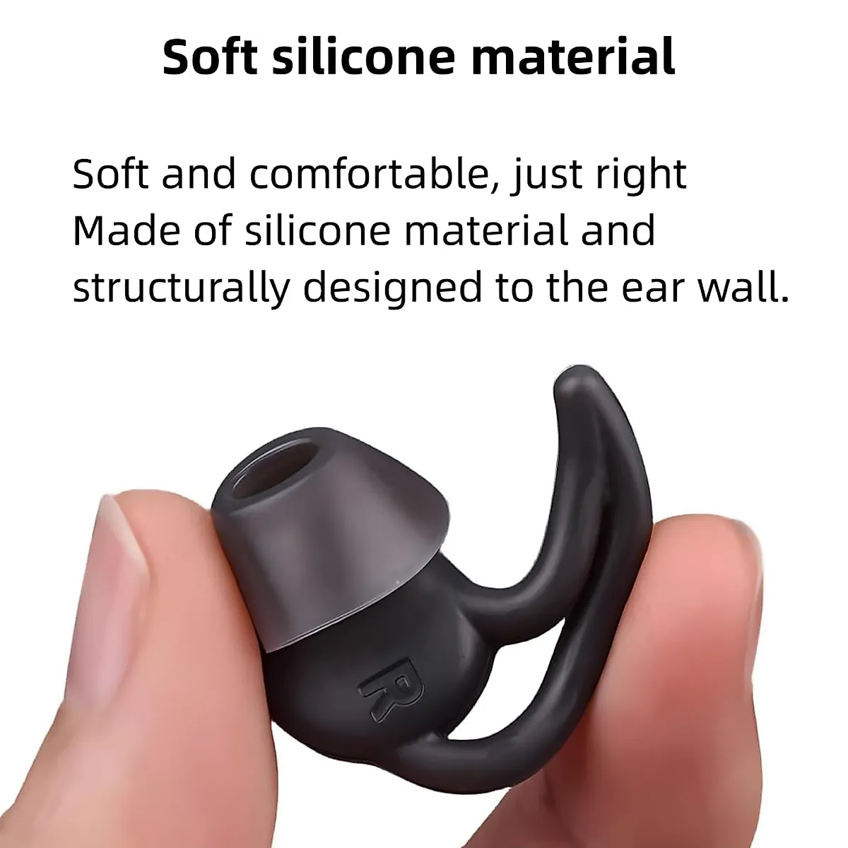 SNHTLS Silicone Replacement Ear Tips Ear Buds Tips Eargels Compatible with Bose Qc20 Qc30 IE2 SoundSport IE3 SIE2i Earbuds Replacement Tips Eartips for Earbuds 3 Pairs S Size