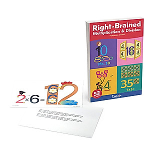 Right-Brained Multiplication & Division Book and Cards