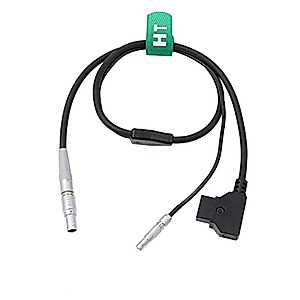 HangTon Run Stop Power Cable for RED DSMC2 Camera CTRL to ARRI Cforce RF Motor Cmotion cPRO Motor CAM 7 Pin to D-tap 00B 4 Pin 24"