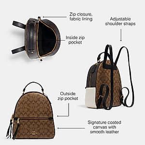 Coach Jordyn Backpack, Khaki Multi