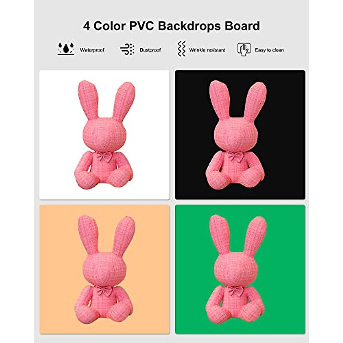 PULUZ Portable Photo Studio Light Box, 16"x16" Professional Dimmable Shooting Tent Kit Soft Box with 480pcs LEDs Lights 4 Backdrops for Jewelry and Small Product Photography Props Upgrade 16 inch