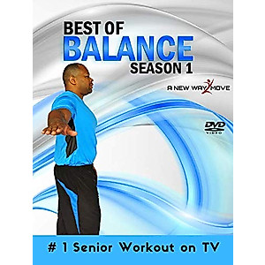 BALANCE + STRENGTH EXERCISE for Seniors: Improve your balance and increase your strength with this senior fitness combo includes resistance band. Get stronger, Core & Abs, aerobics, coordination