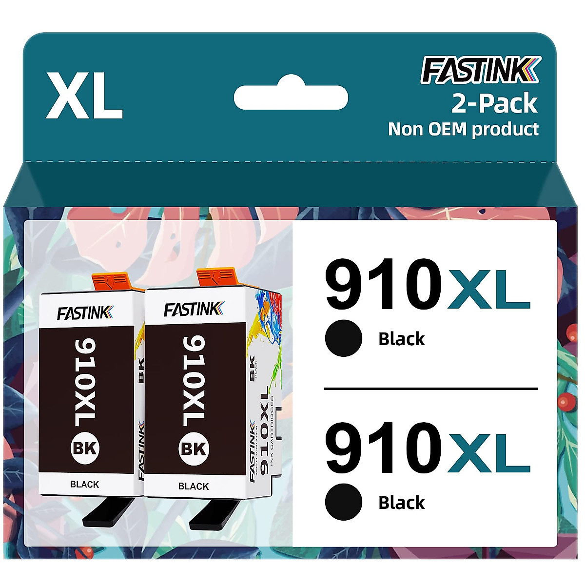 Compatible HP 910XL Ink Cartridges Combo Pack,High Yield,2 Black,Works with HP OfficeJet Pro 8020 8025 8025e 8035 8035e 8028 Printer, ,HP910XL,HP910
