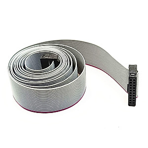 BLS 2.54mm Pitch IDC 20-Pin F/F Connector Extension Flat Ribbon Cable 150cm Length