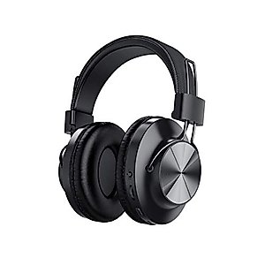 Nia Bluetooth 5.0 Over- Ear Wireless Headphones 30 Hours Battery, FM Radio, MP3 Player, Micro SD/TF with 40mm Deep Bass Drivers, Premium Microphone Built-in Headset, Foldable, Comfortable, Mowing