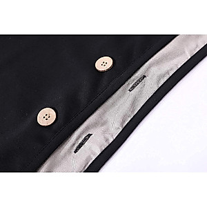 Radia Smart EMF Poncho and Hood Bundle, 5G Anti-Radiation, RF Shielding, Black