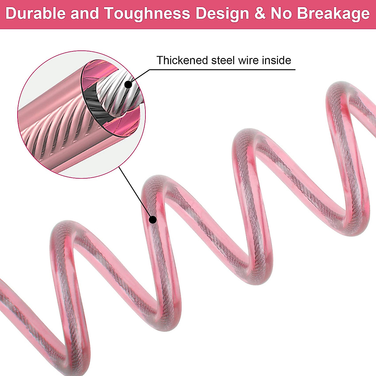 Blisstime Toddler Leash, Kid Leash Anti Lost Wrist Link with Key Lock Upgraded Baby Leash with Safety Wristband Rope for Babies Toddlers Child Kids (4.9ft/1.5m, Pink)