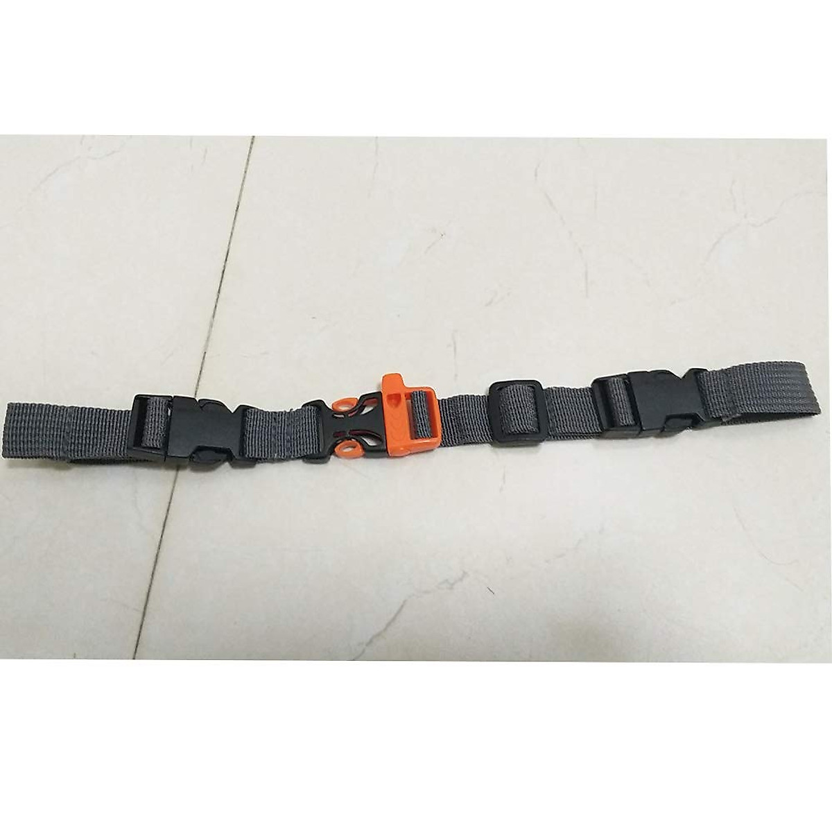 HDHYK Backpack Chest Strap- Nylon - Adjustable Universal (Wolf Grey)