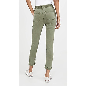 PAIGE Women's Christy Pants, Vintage Coastal Green, 24