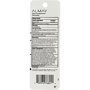 Almay Clear Complexion Concealer Corrector, Light [100], 0.18 oz (Pack of 2)