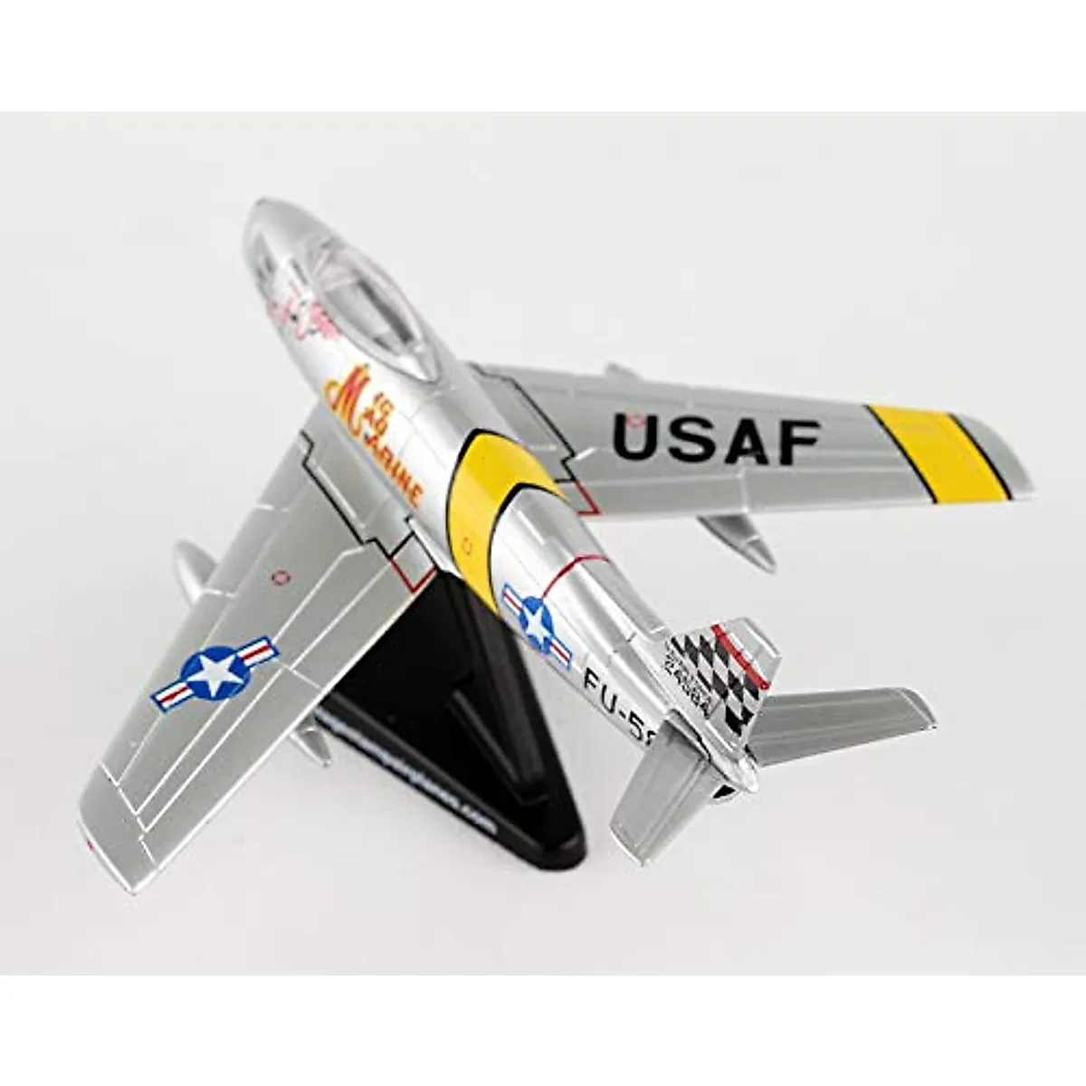 Daron Worldwide Trading Stamp F-86 Sabre Mig Mad Marine Jet