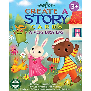 eeBoo A Very Busy Day Create a Story Pre-Literacy Cards/Ages 3+ (TSVBD)