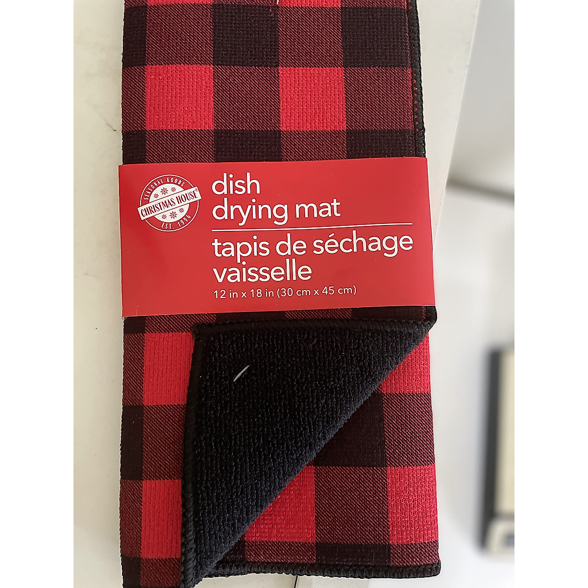 Christmas Time Have Yourself A Merry Little Christmas 4 Piece Kitchen Set: 1 Dish Drying Mat, 2 Potholders, 1 Oven Mitt