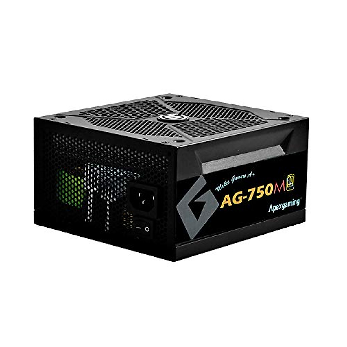 New 2023 80+ Gold Certified Fully Modular 750W High Performance Gaming Power Supply Support RTX3-series & AMD RX6-series GPU ApexGaming AG-750M PSU