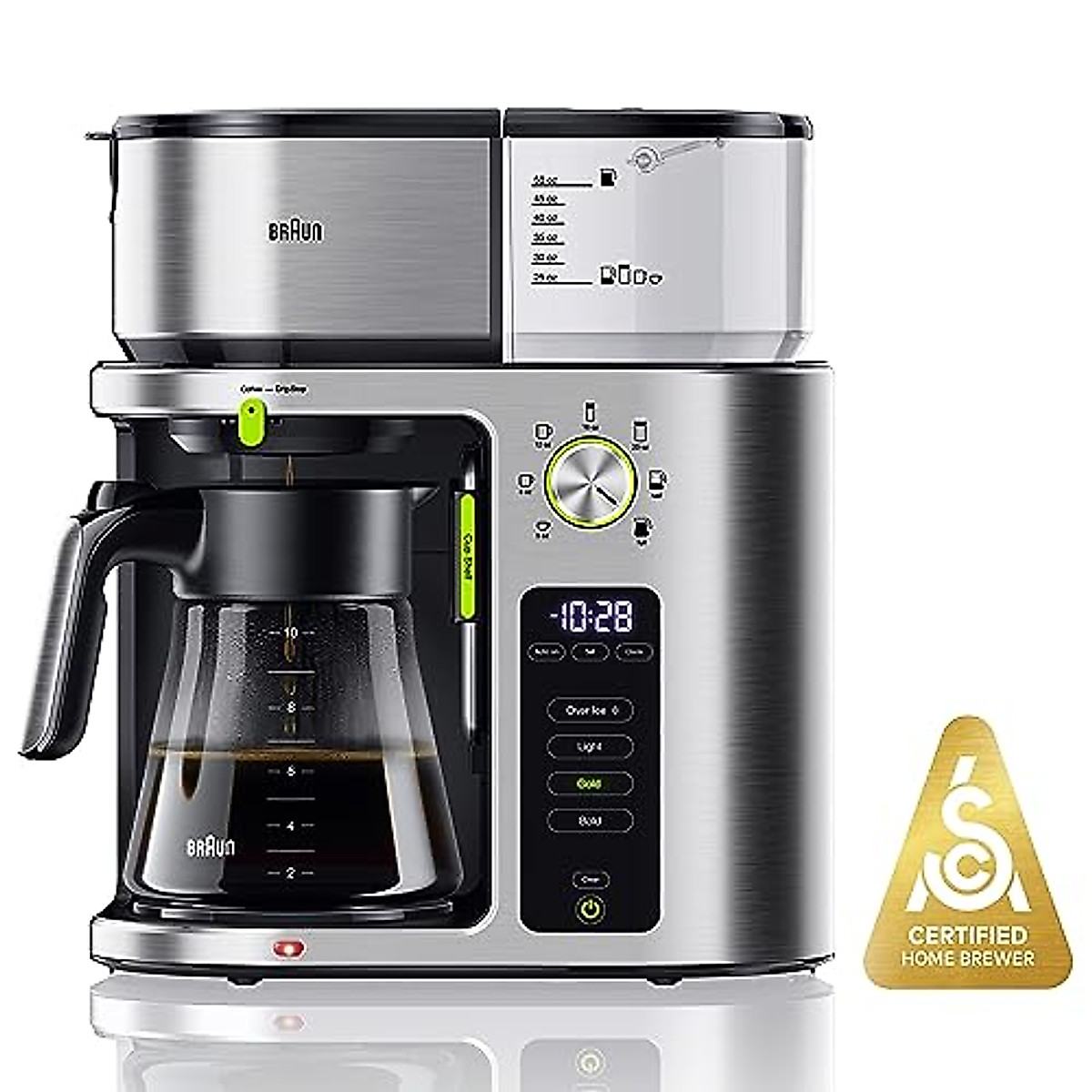 Braun KF9079SI Multiserve Coffee Maker, Stainless Steel