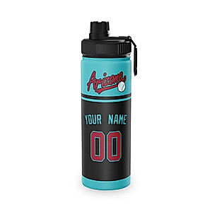 INAOO Arizona Tumbler Coffee Cup 18 oz Custom Name Number for Men Women Youth Gifts