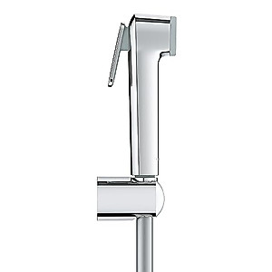 GROHE Vitalio Trigger Spray 30 - Wall Holder Set with Trigger Control Hand Shower (Hand Shower 36mm, TwistFree Shower Hose 1.25m, Wall Shower Holder 40mm), High Pressure Min. 1.0 Bar, Chrome, 26175001
