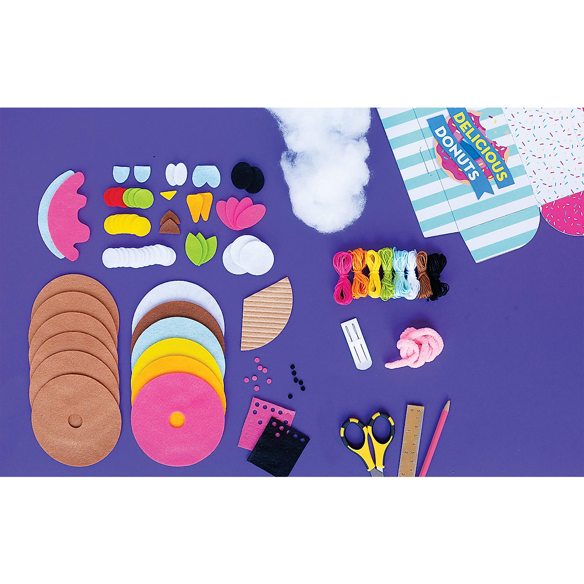 Klutz Sew Your Own Donut Animals Craft Kit, Brown/a