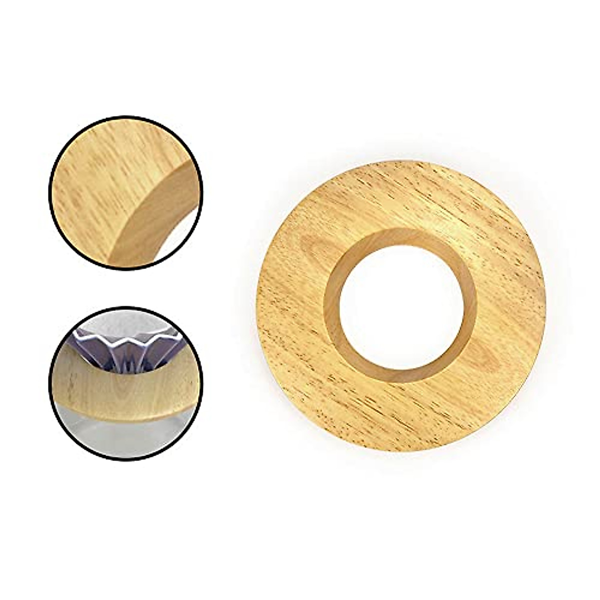 Mozacona Wooden Coffee Filter Tray,Wooden Pad- Just Pad