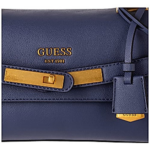GUESS Enisa Top-Handle Flap Blue Moon One Size