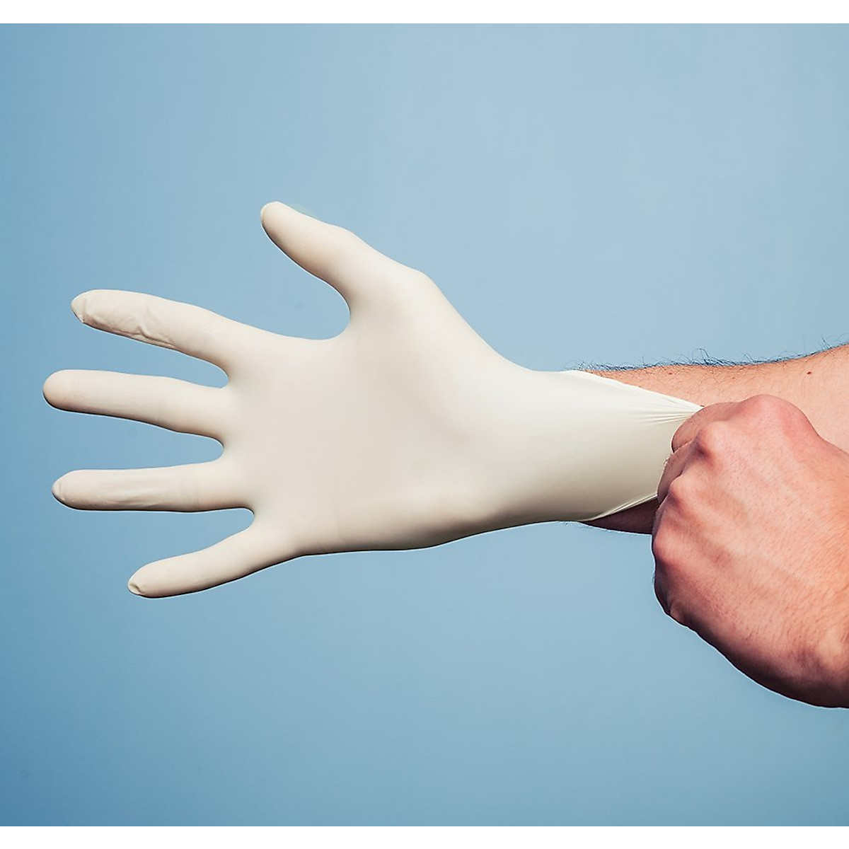 Adenna GLD266 Gold 6 mil Latex Powder Free Exam Gloves (White, Large) Box of 100