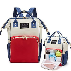 CHERSE Diaper Bag Backpack,Large Travel Diaper Changing Backpacks,Multifunction Portable Waterproof Baby Nappy Bags for Boys & Girls, Baby bag,Stroller Accessories