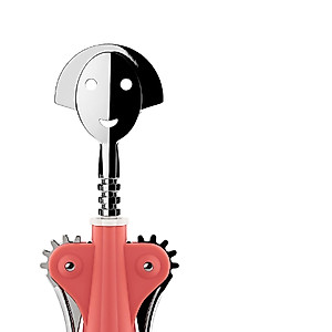 Alessi Anna G. AM01 P - Design Corkscrew, in Thermoplastic Resin and Chrome-Plated Zamak, Pink