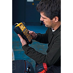 DYMO Industrial Label Maker | Rhino 5200 Label Maker, Time-Saving Hot Keys, Prints Fast, Durable Label Maker For Job Sites and Heavy-Duty Labeling Jobs