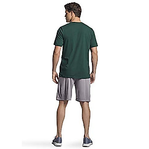 Russell Athletic mens Essential Short Sleeve Tee T Shirt, Dark Green, Large US